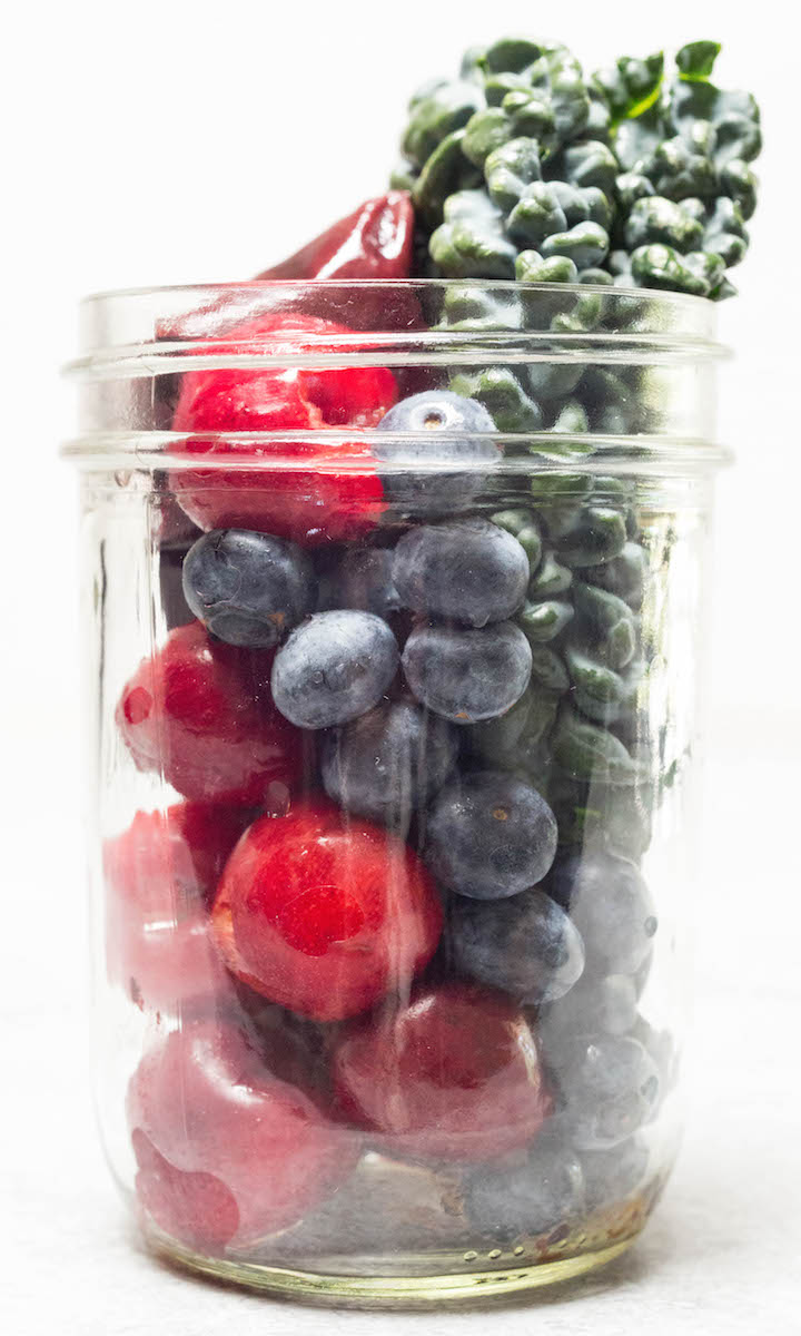 Acai Cherry Smoothie Freezer Meal Prep